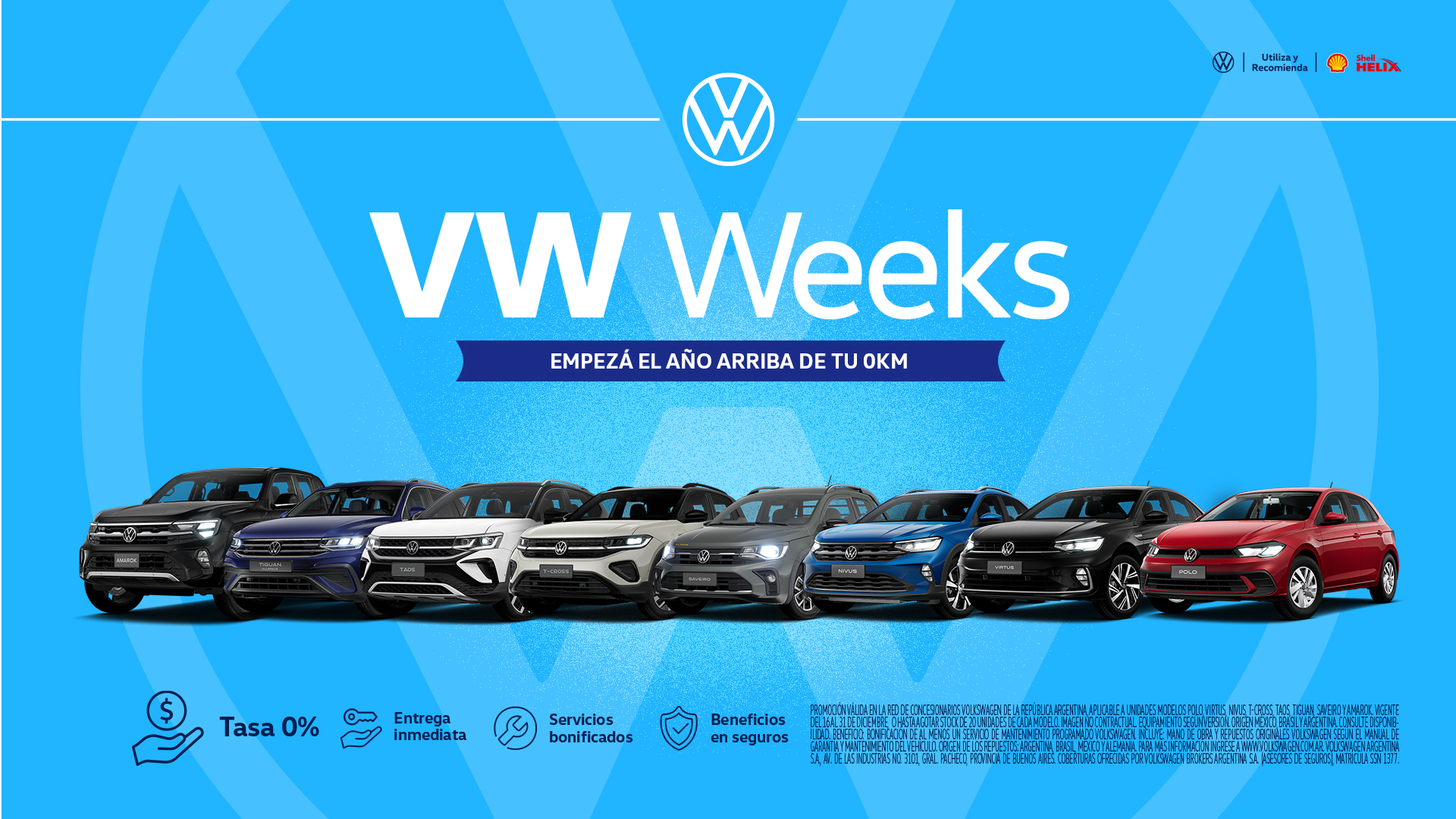 Continúan las Volkswagen WEEKS con opciones a Tasa 0% y una Tasa 0% ...